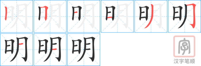 明天 míngtiān – Basic Chinese Characters of CHI 103 & 108